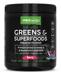 PEScience Greens Powder berry flavour