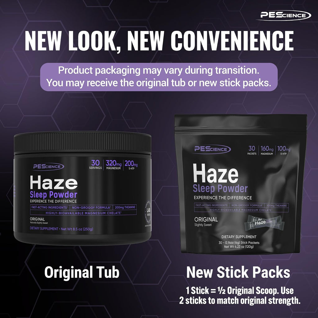 PEScience Haze Sleep Powder benefits