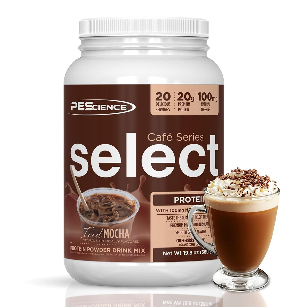 PEScience iced mocha whey protein