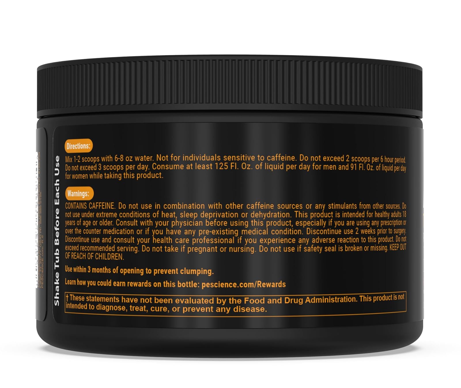PEScience pre-workout enhances performance