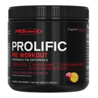 PEScience pre-workout for energy boost