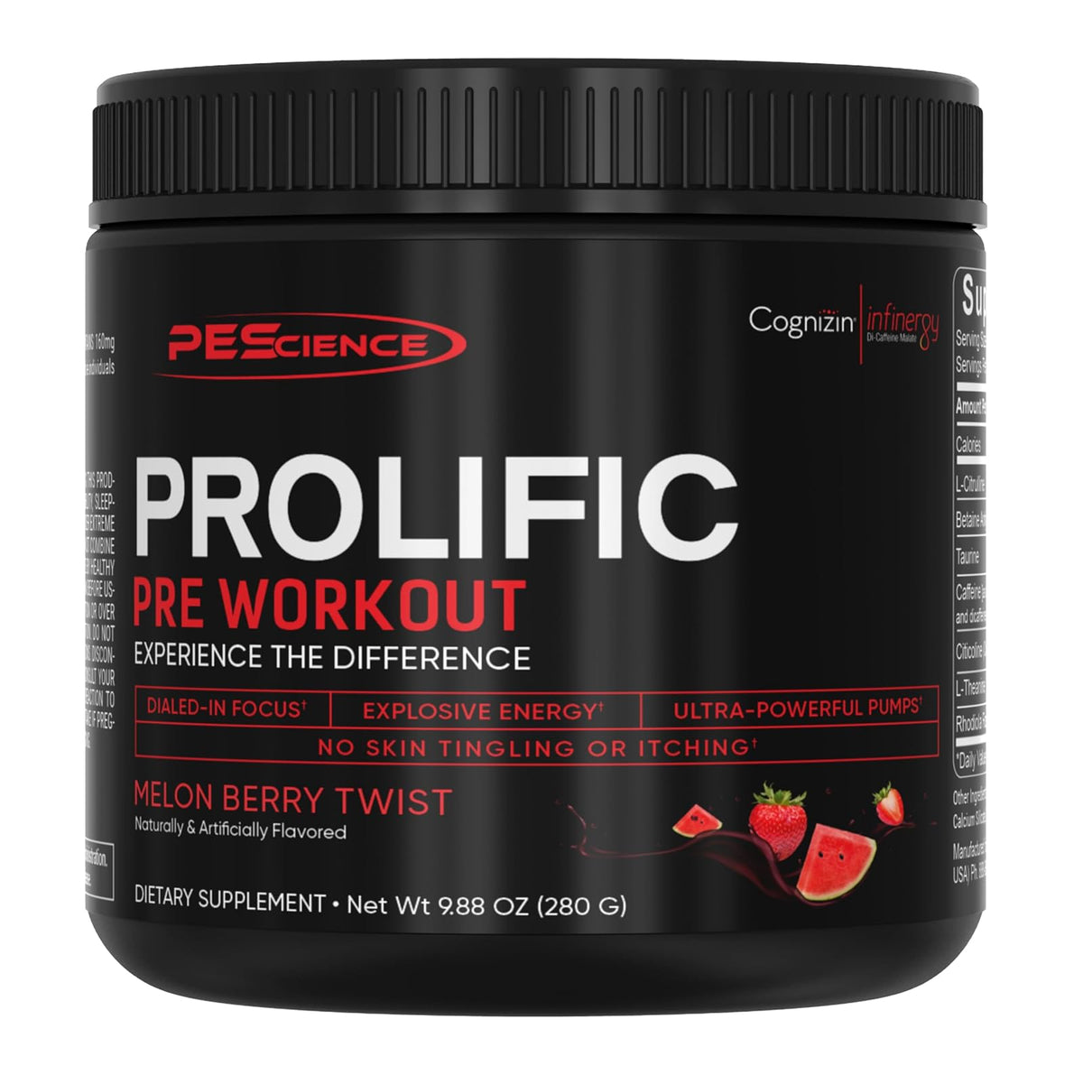 PEScience pre-workout for energy