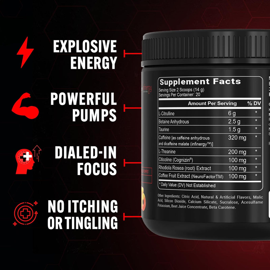 PEScience pre-workout for intense workouts