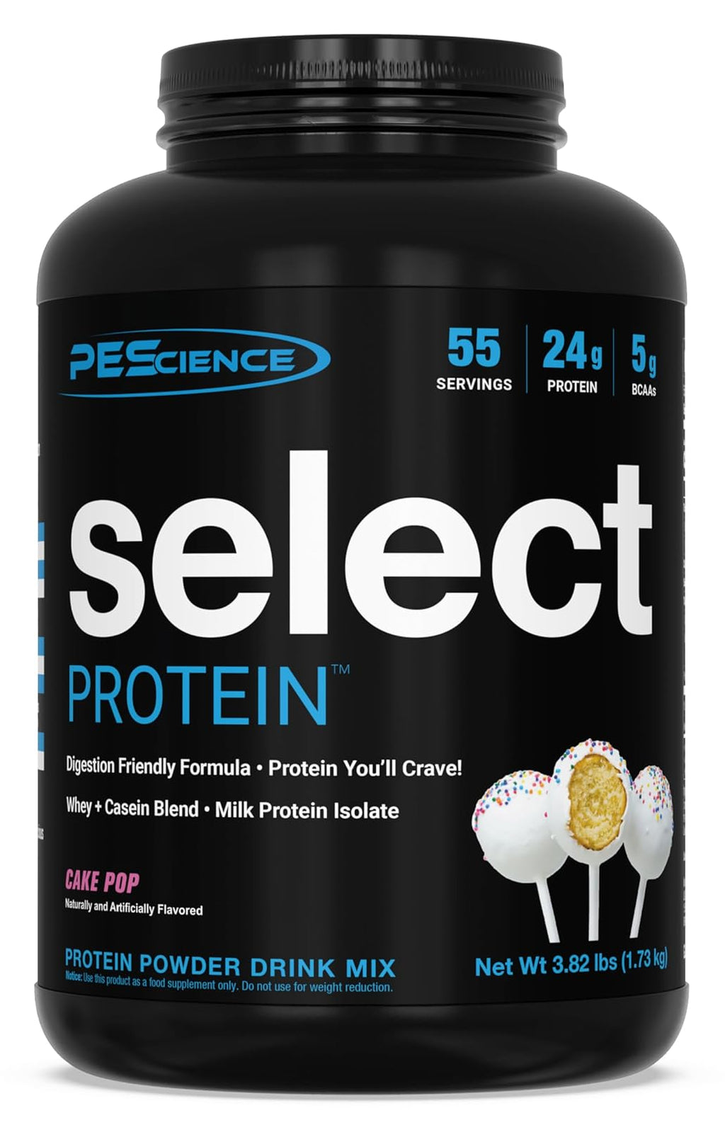 PEScience protein powder cake pop flavour