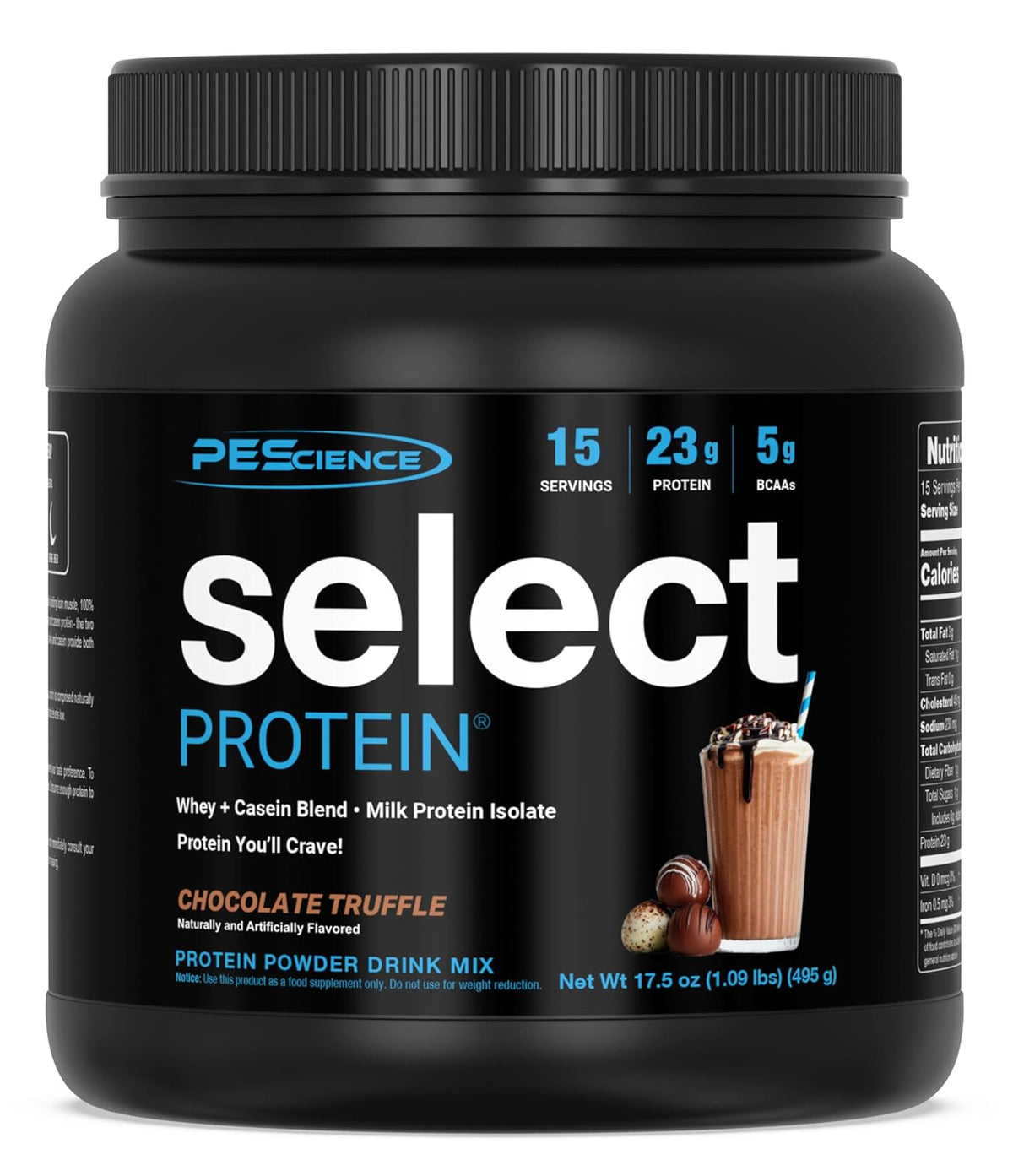 PEScience protein powder chocolate truffle