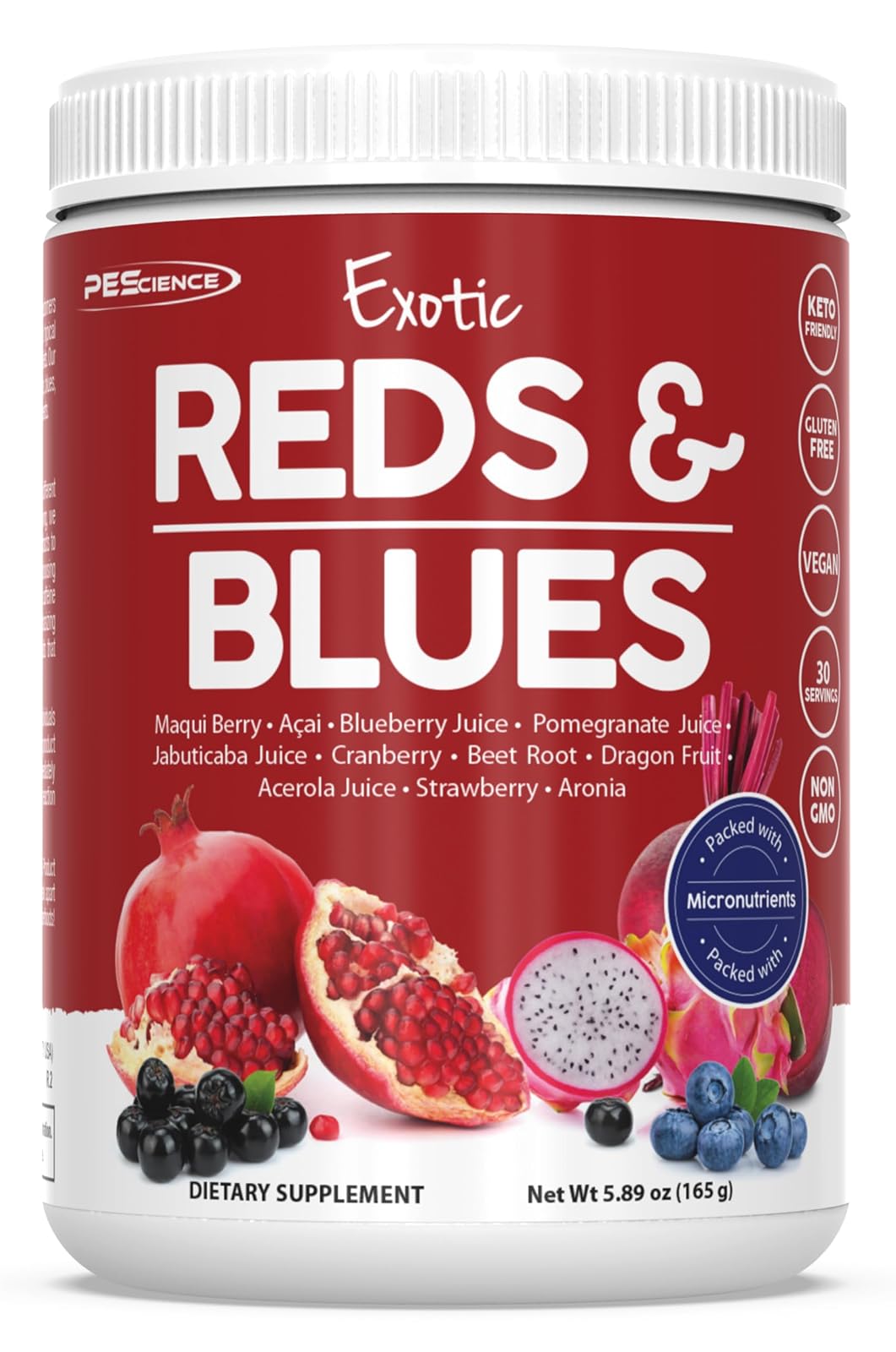 PEScience red superfoods powder benefits