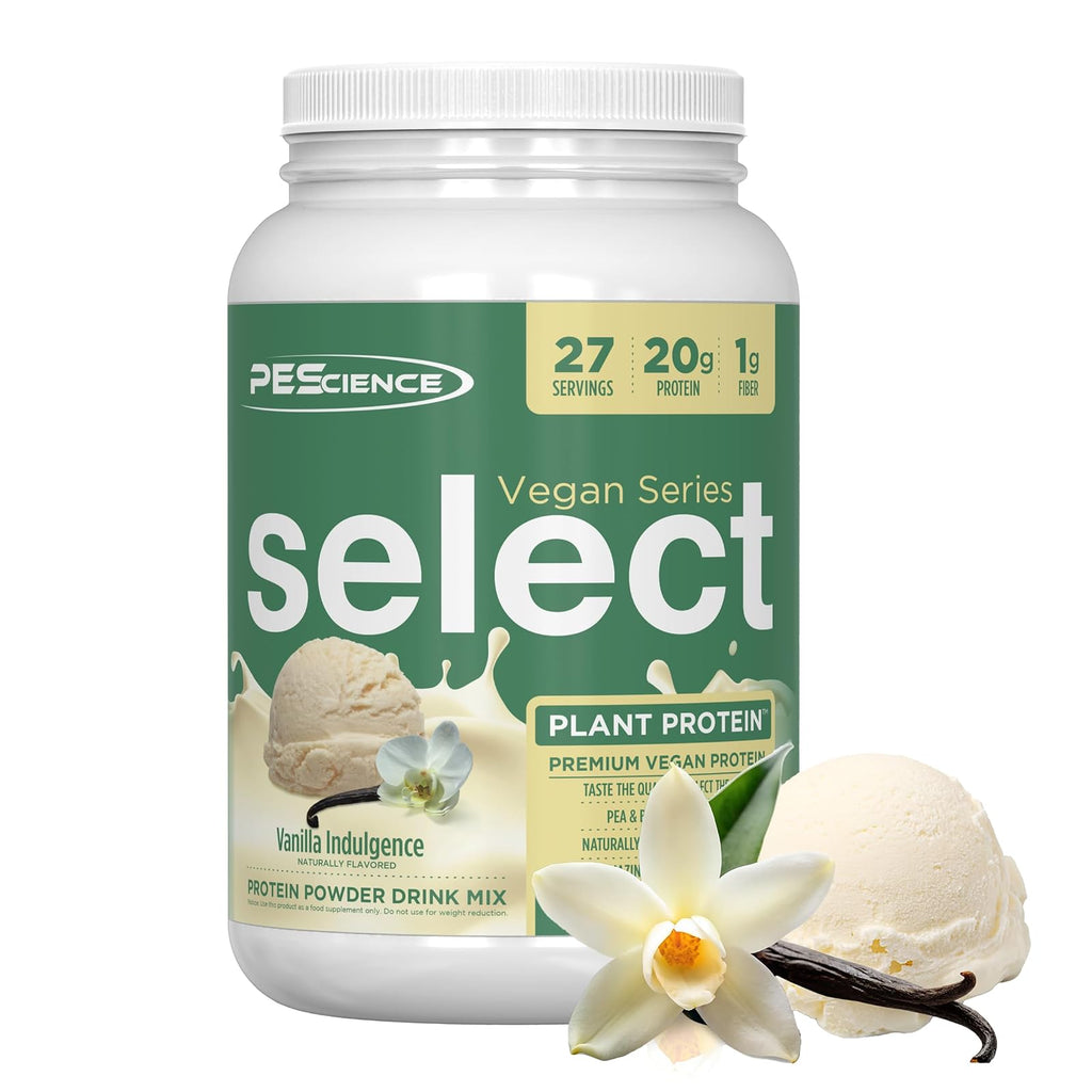 PEScience vegan protein powder vanilla