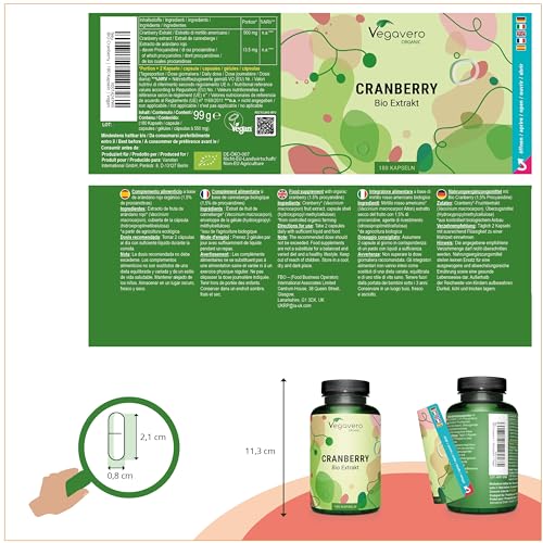 pesticide-free cranberry extract capsules