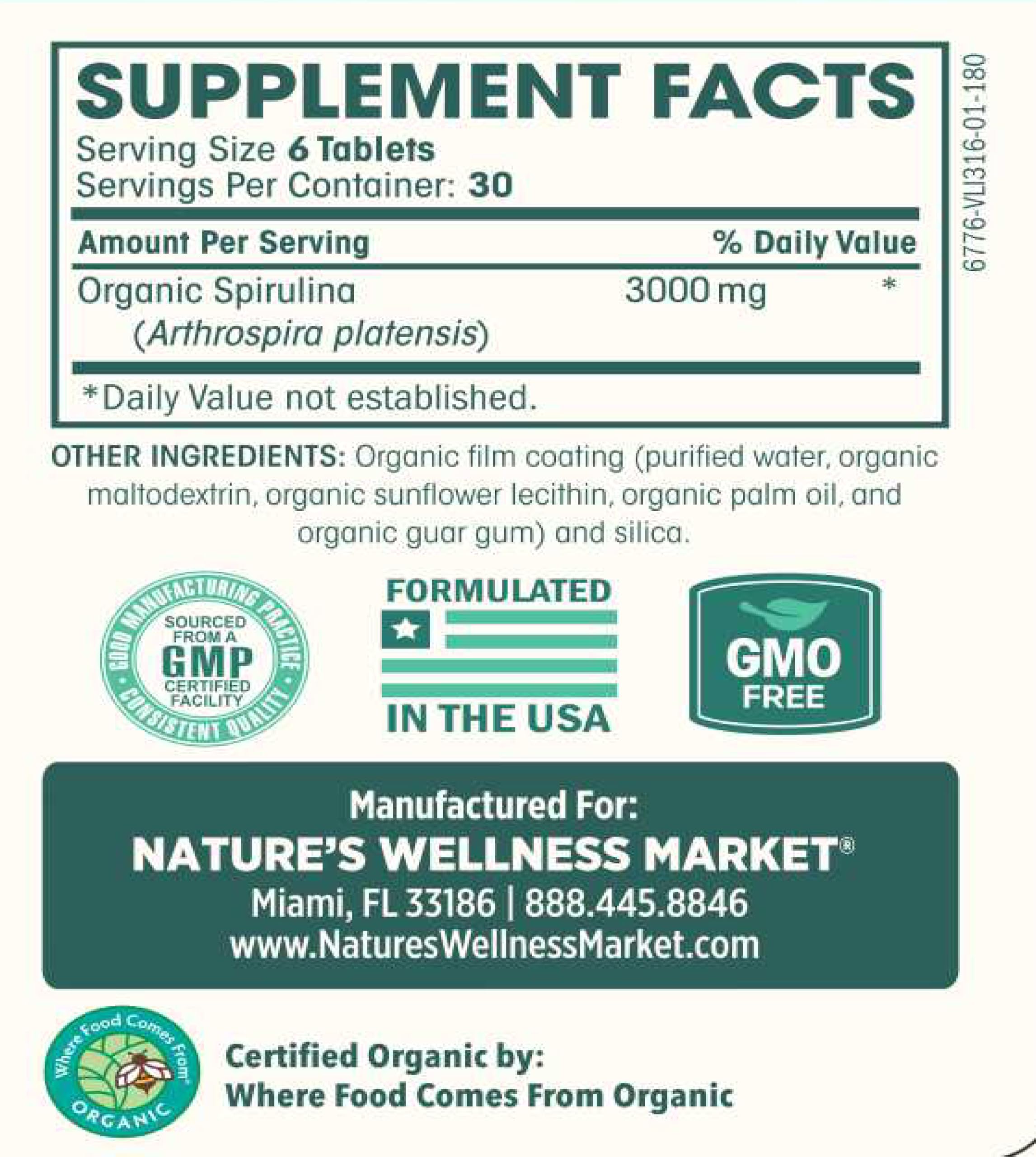 pesticide free spirulina for pure health