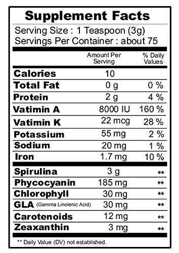pesticide-free spirulina for wellness