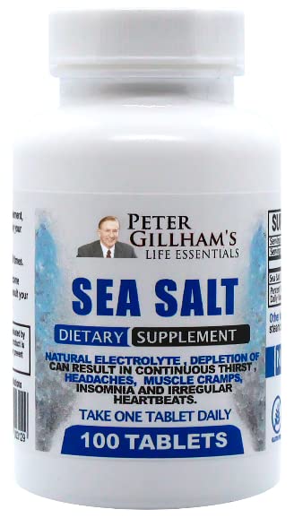 Peter's Choice sea salt tablets