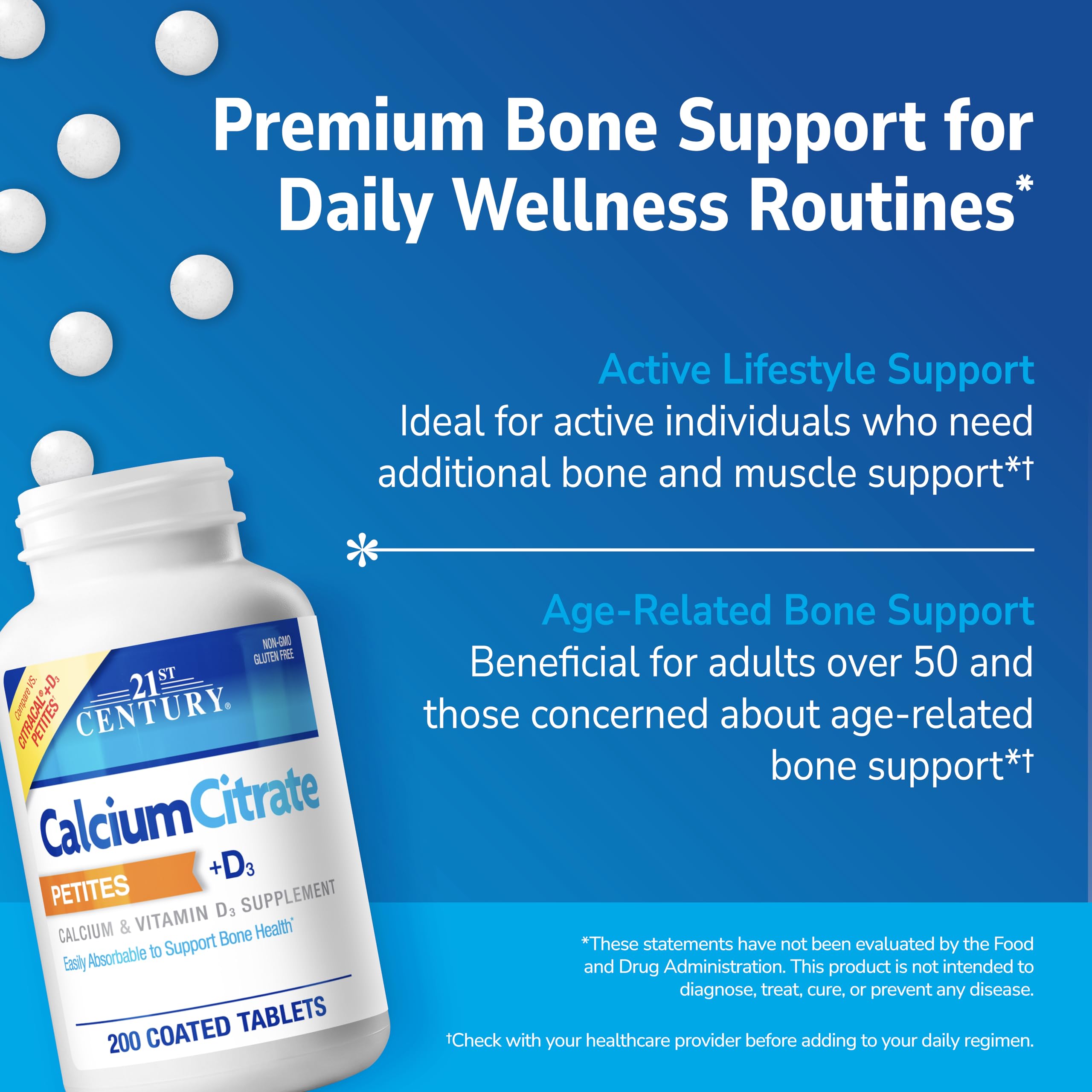 petite calcium tablets for convenience