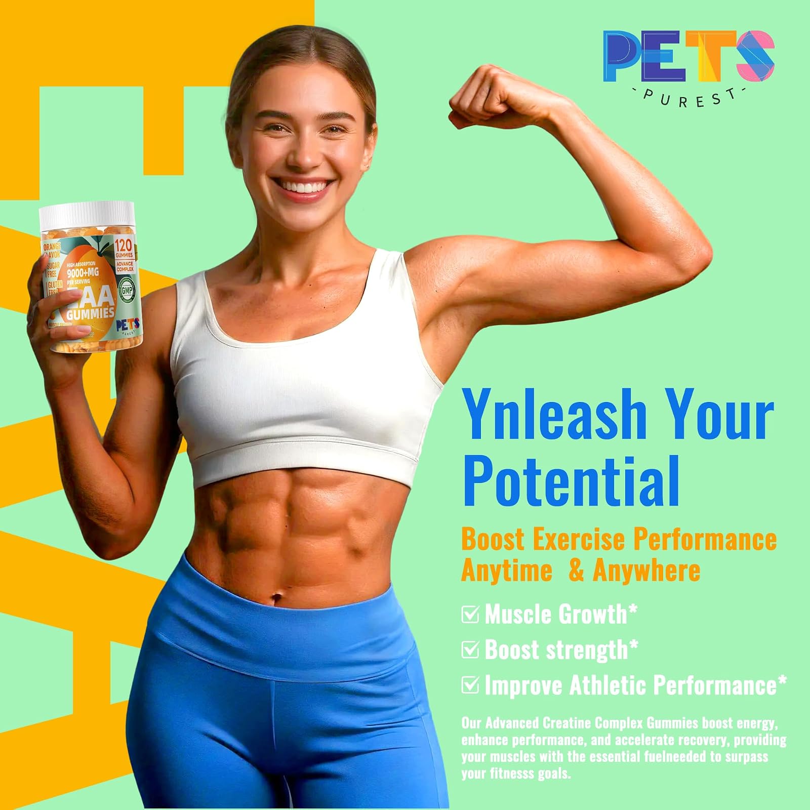 Pets Purest creatine EAA benefits