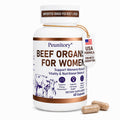Peunitory beef organ supplement capsules
