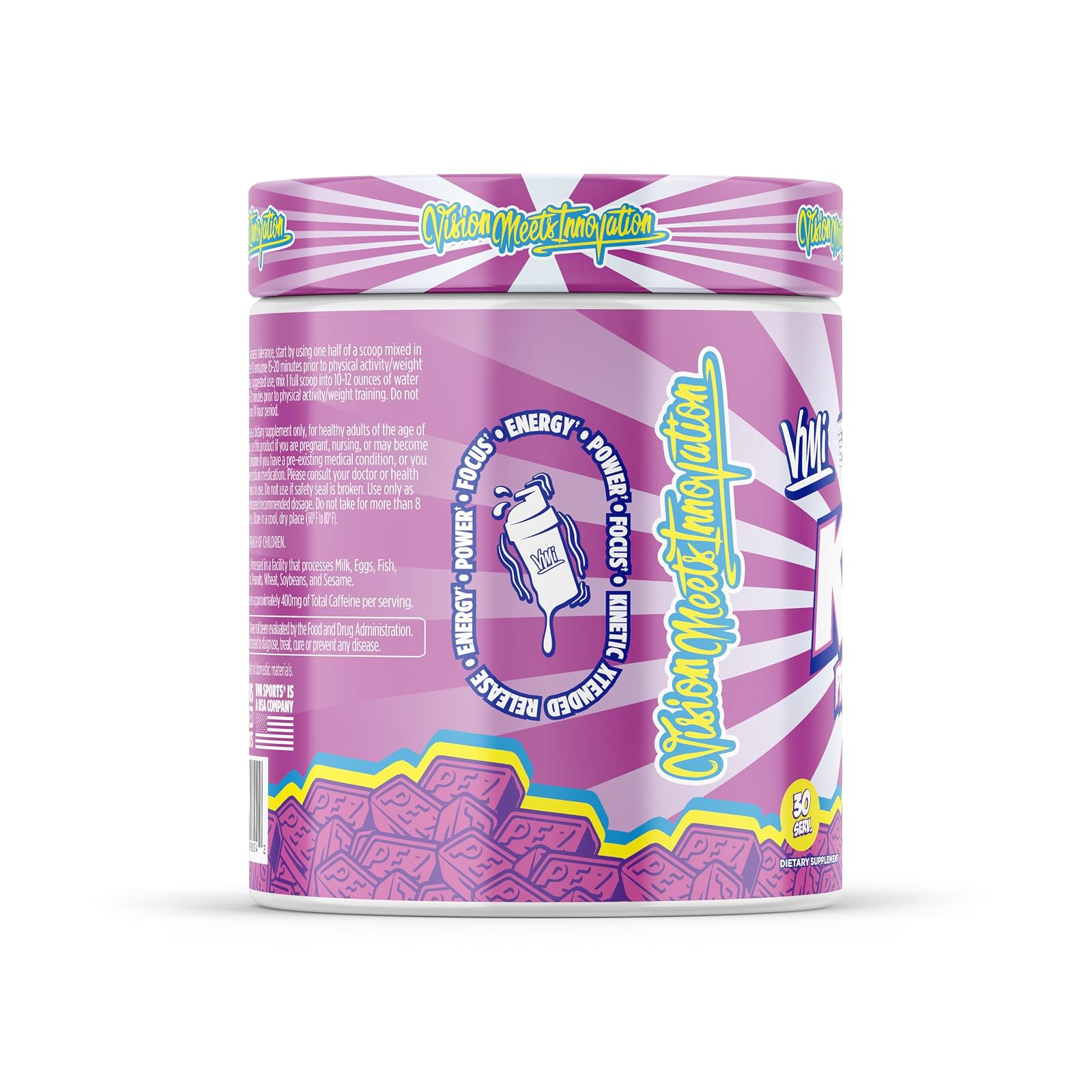 PEZ grape flavour pre-workout