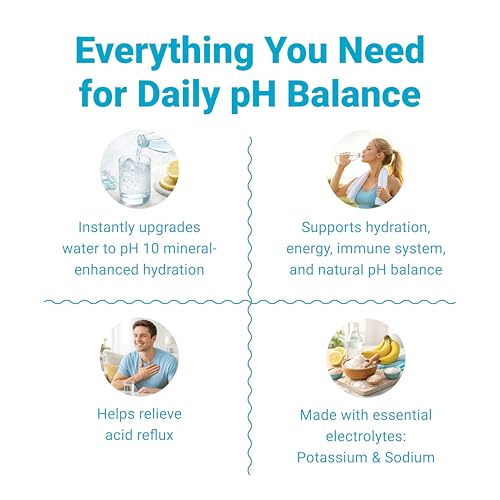 pH 10 alkaline water enhancer