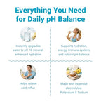 pH 10 alkaline water enhancer
