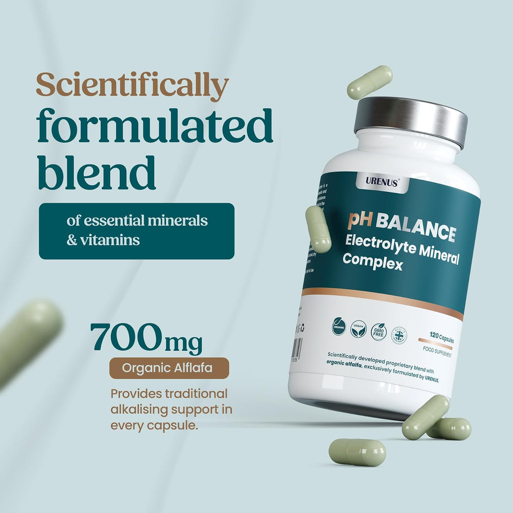 pH balance electrolyte supplement for hydration