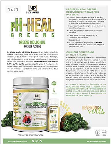 pH Heal Greens superfood blend