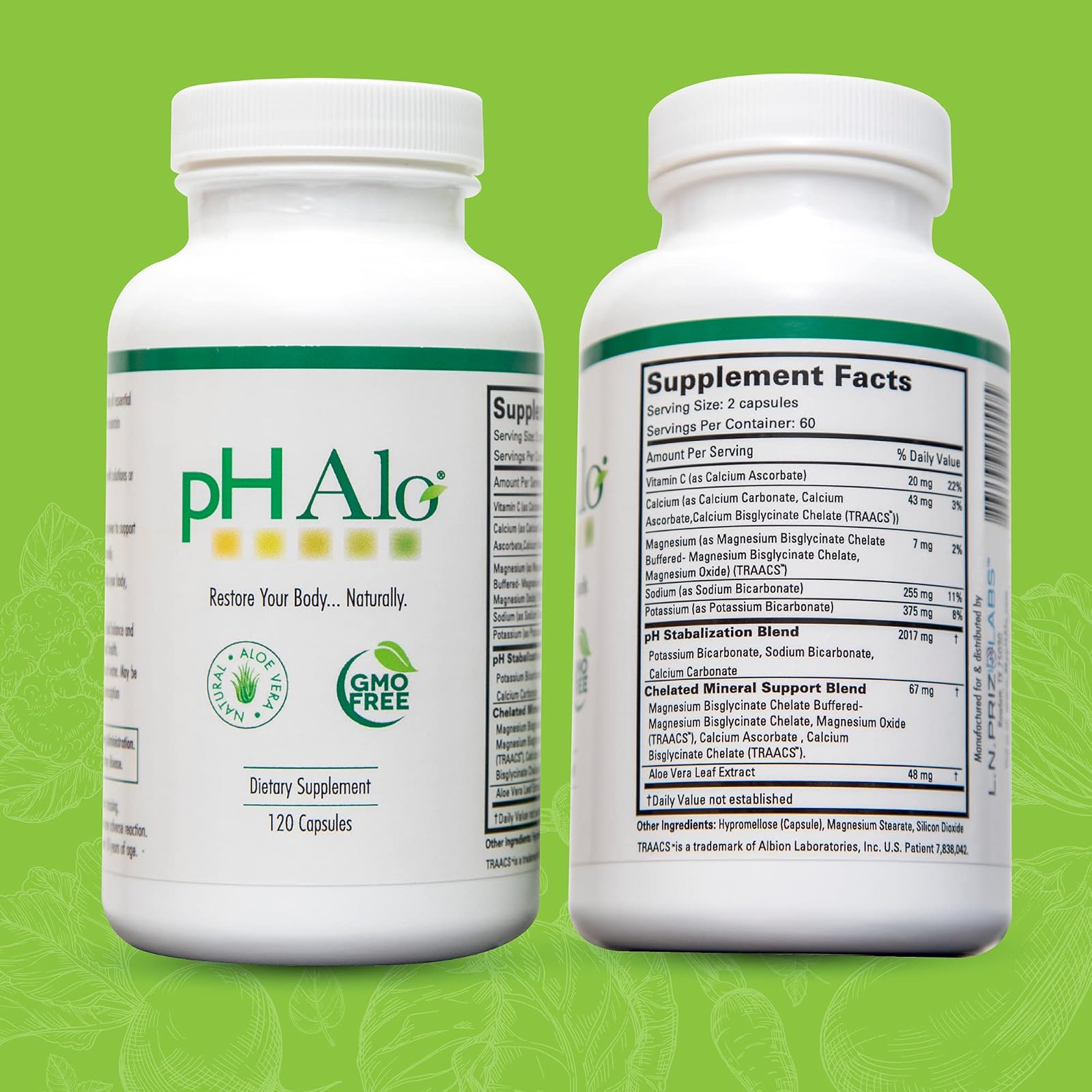 pHAlo magnesium capsules for wellness