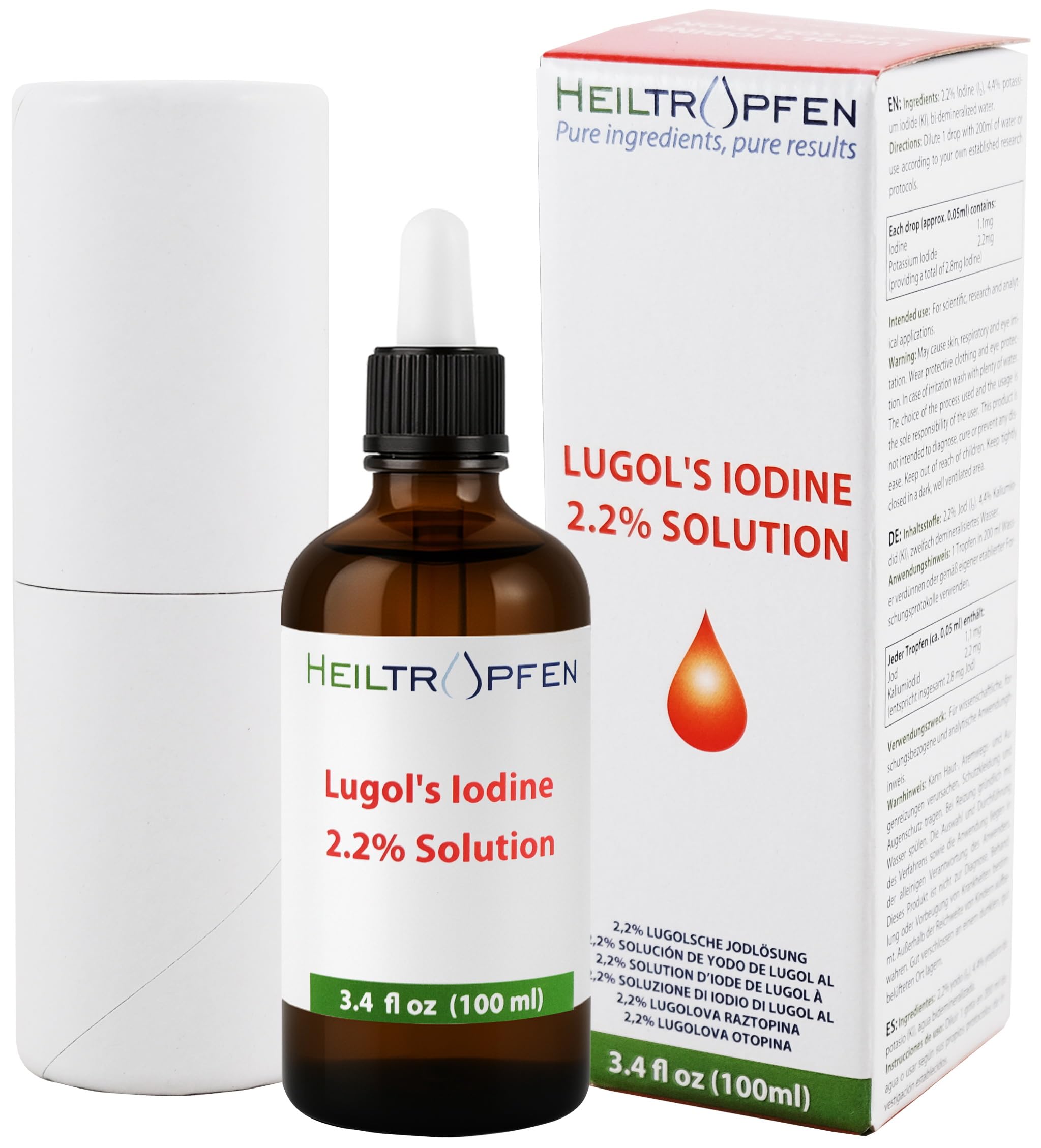pharmaceutical grade lugols iodine drops