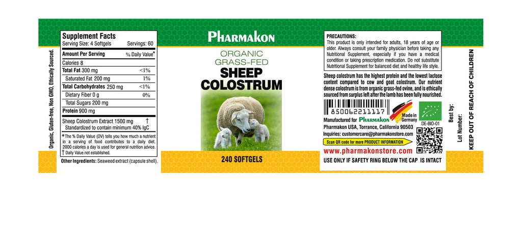 PHARMAKON health supplement features