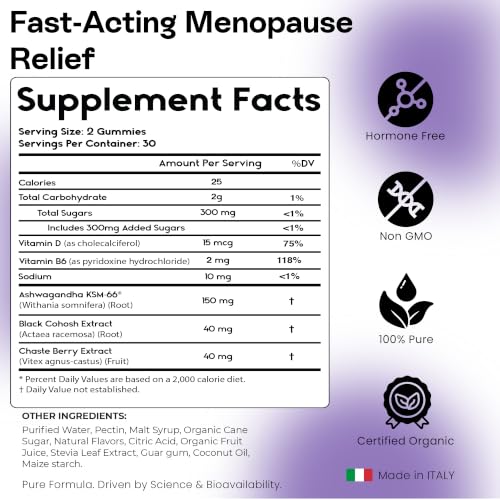 Pharmlitalia menopause relief supplements