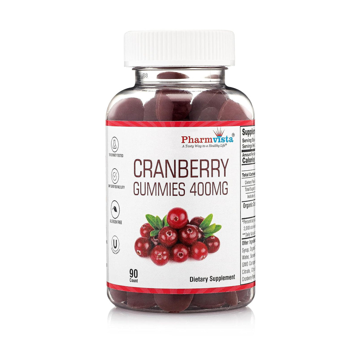 Pharmvista cranberry gummies for women