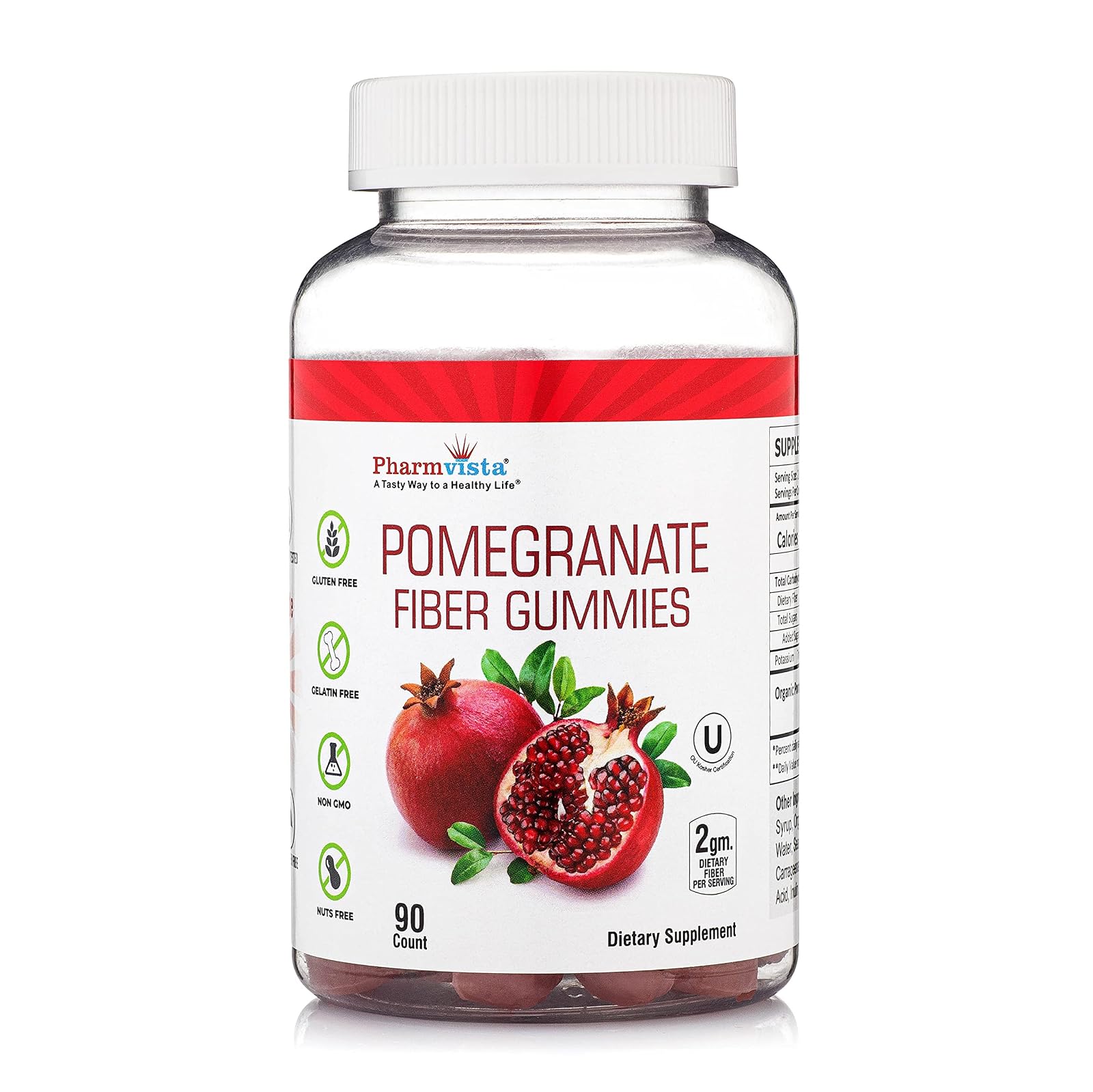 Pharmvista pomegranate fiber gummies
