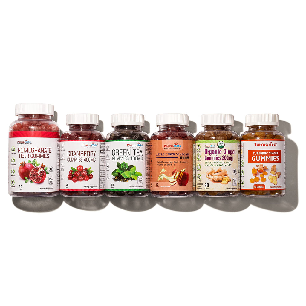 Pharmvista turmeric gummy basket