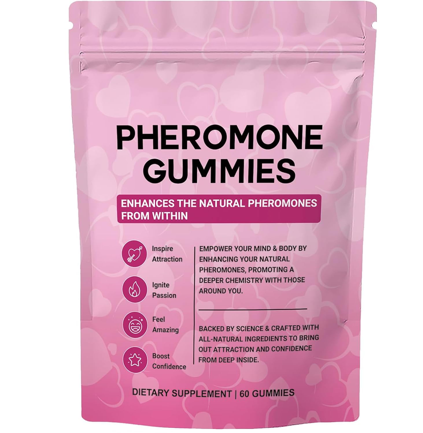 Pheromone gummies for daily wellness