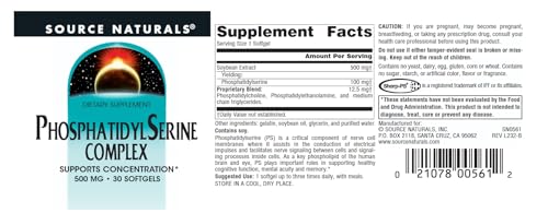 phosphatidyl serine complex for stress relief