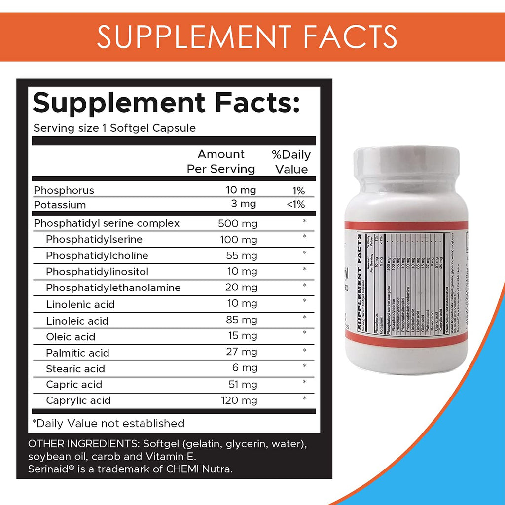 Phosphatidyl serine for cognitive support