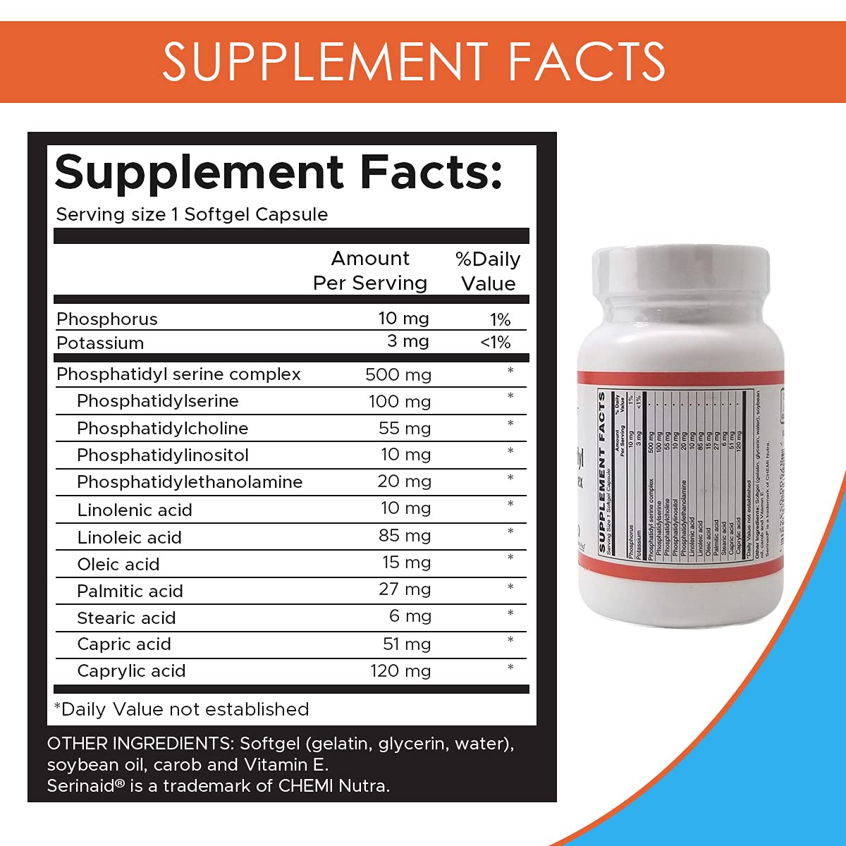 Phosphatidyl serine for cognitive support