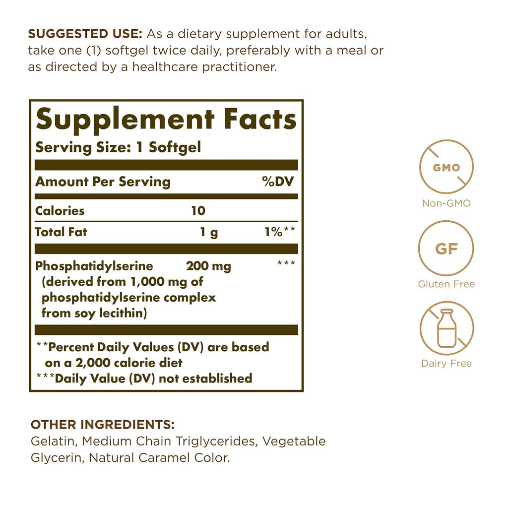 Phosphatidyl-Serine for mental clarity