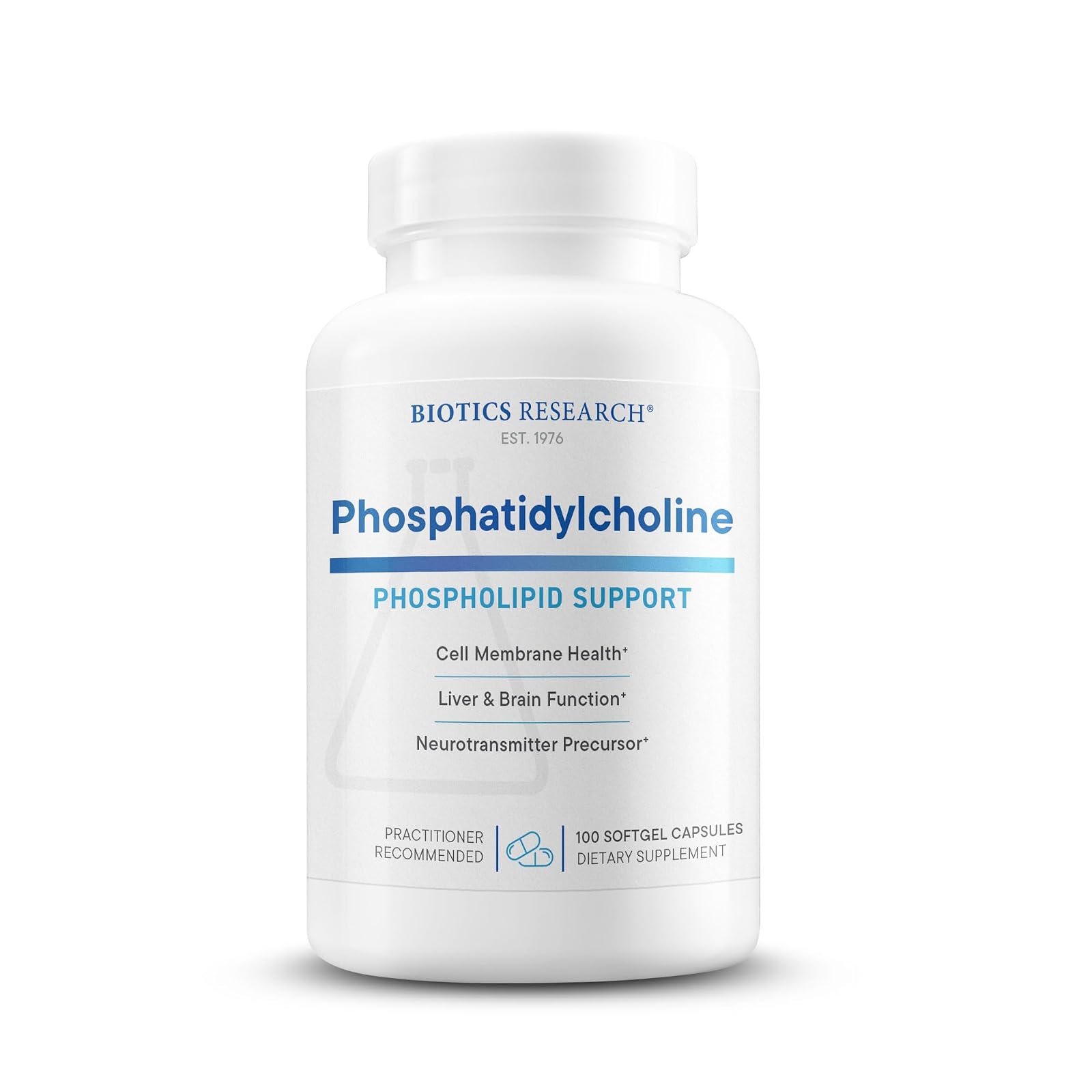 Phosphatidylcholine softgels for brain health