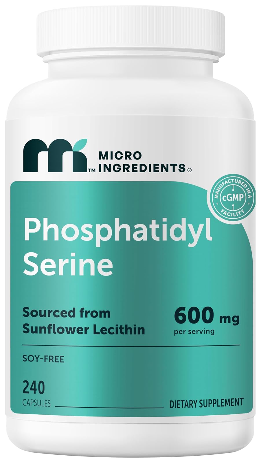 Phosphatidylserine 600 mg capsules