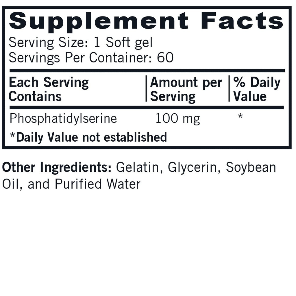 Phosphatidylserine for brain health