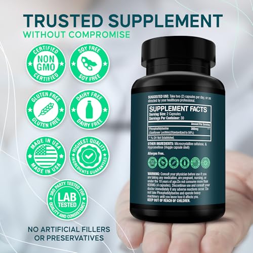 Phosphatidylserine for cognitive support
