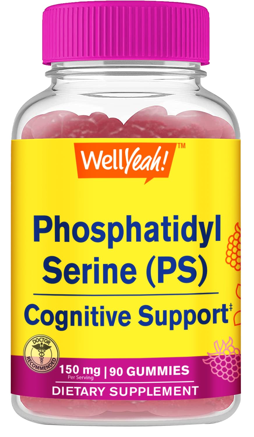 Phosphatidylserine gummies for brain health