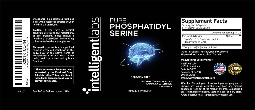 Phosphatidylserine multivitamin for active seniors