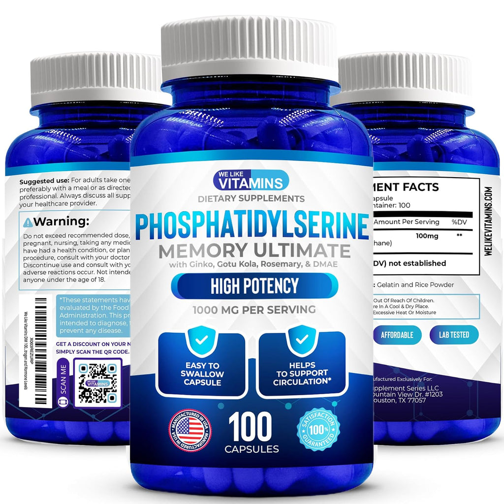 Phosphatidylserine multivitamin for seniors