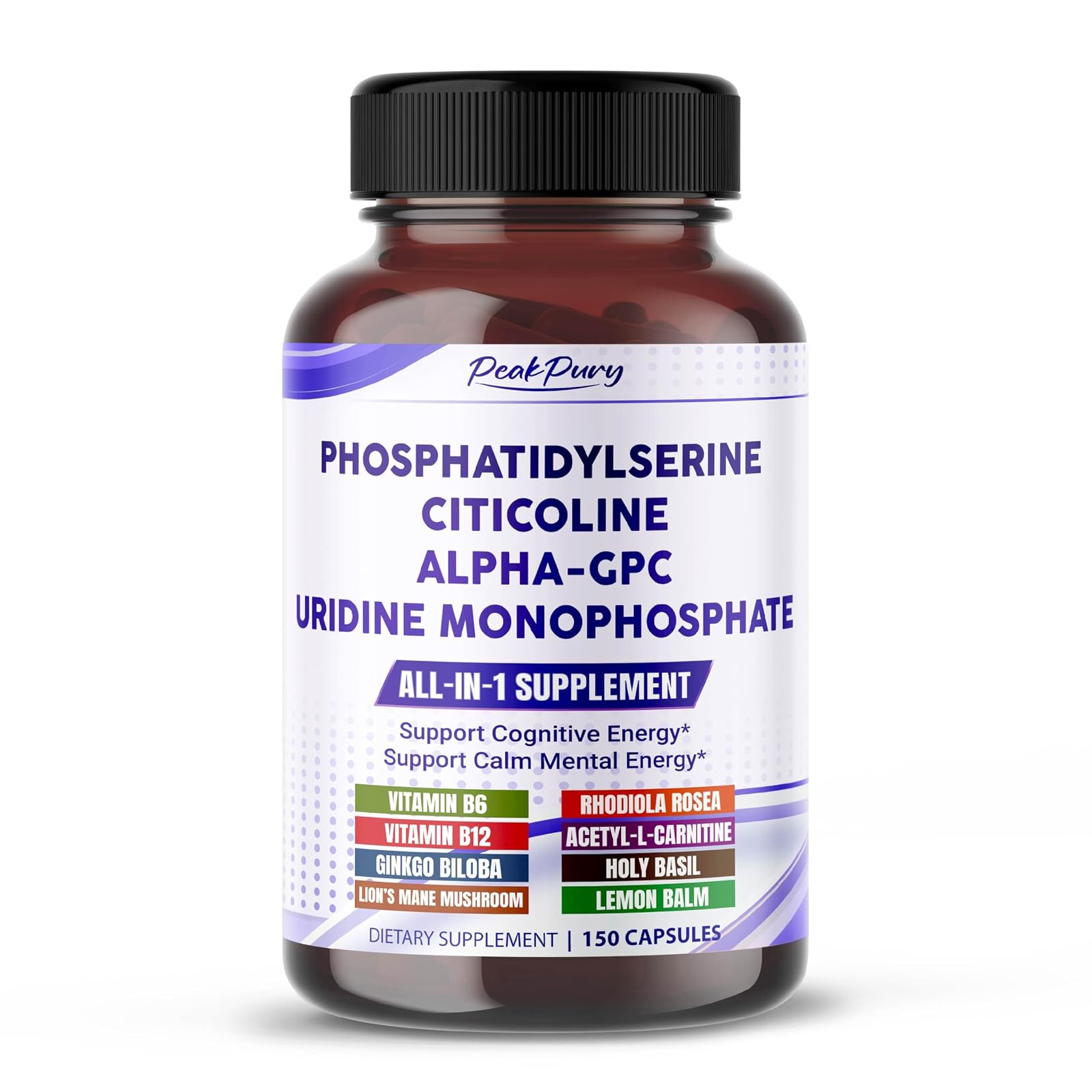 Phosphatidylserine multivitamins for brain health