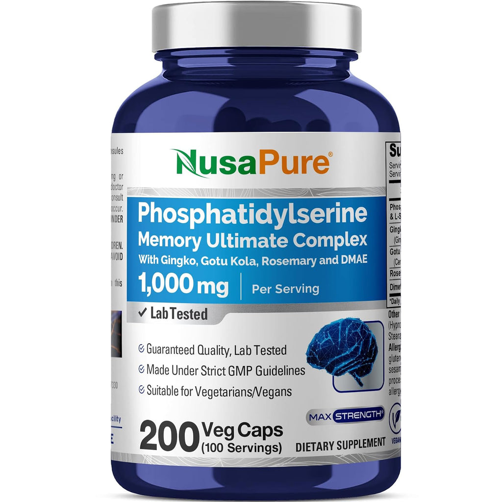 Phosphatidylserine multivitamins for brain health