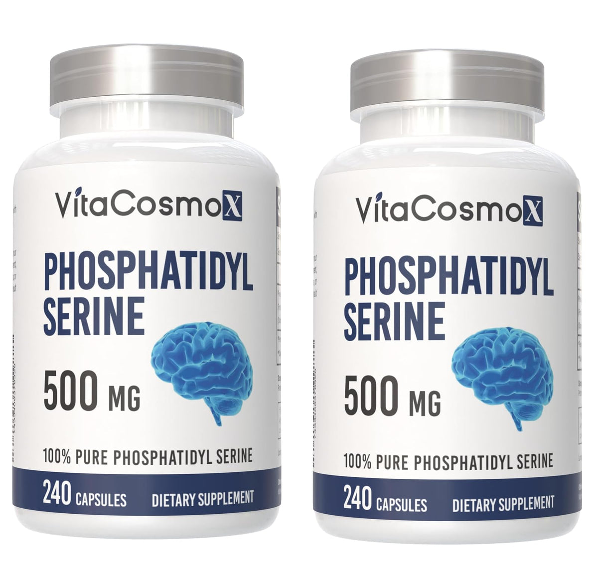 Phosphatidylserine veggie capsules for brain health