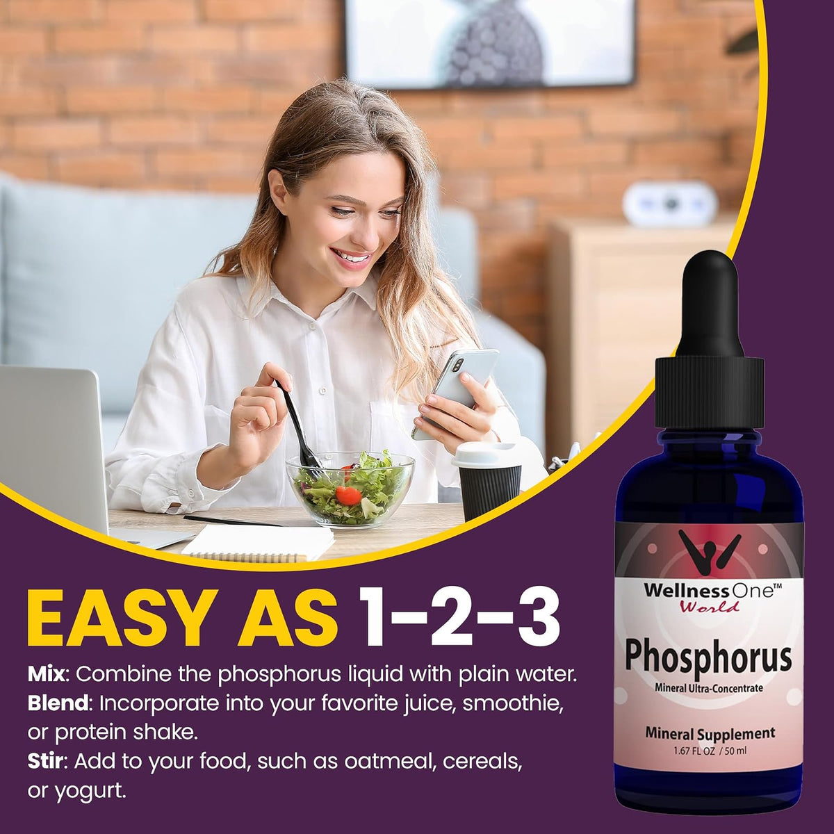 Phosphorus liquid for active lifestyles