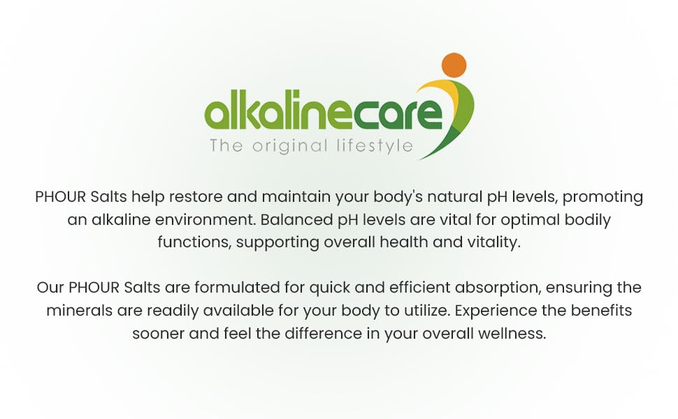PHOUR Salts alkaline mineral blend