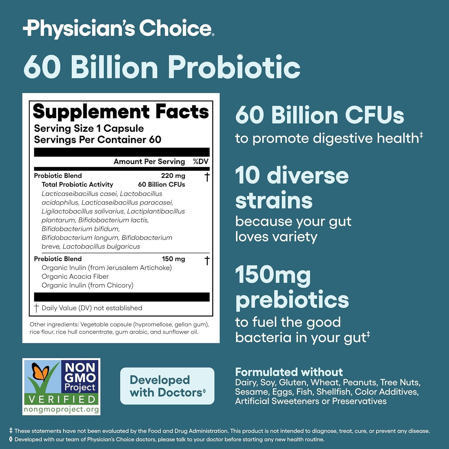 Physician's CHOICE 60 billion probiotics