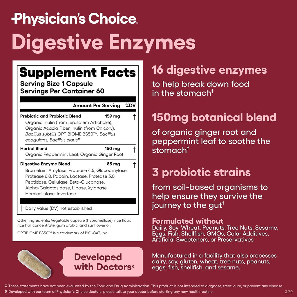 physician's choice digestive enzymes benefits
