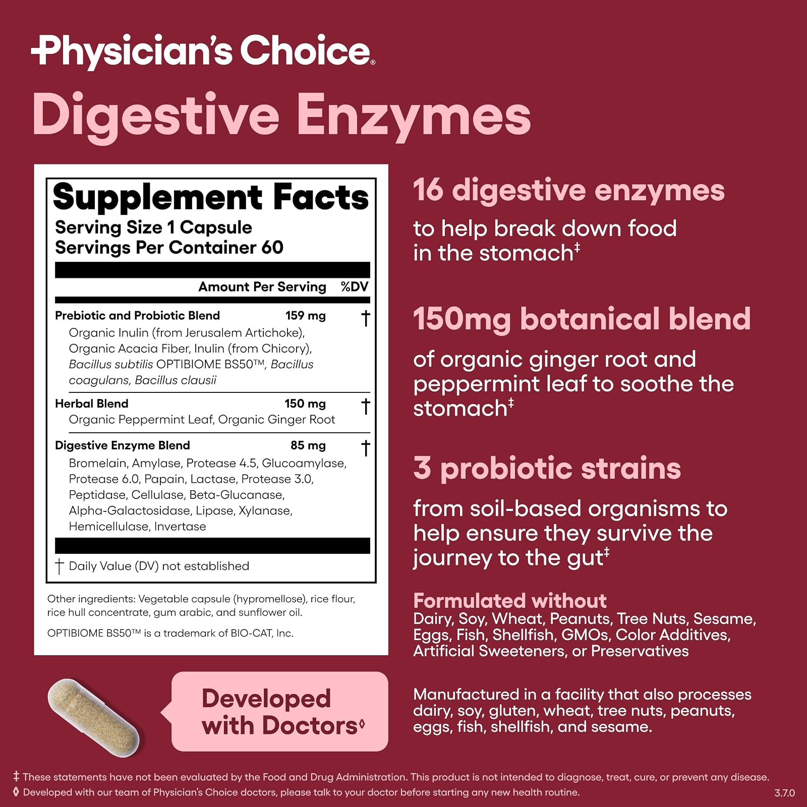 physician's choice digestive enzymes benefits